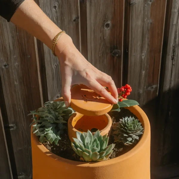 Starter Pack Compostage - Pot de fleurs Composteur